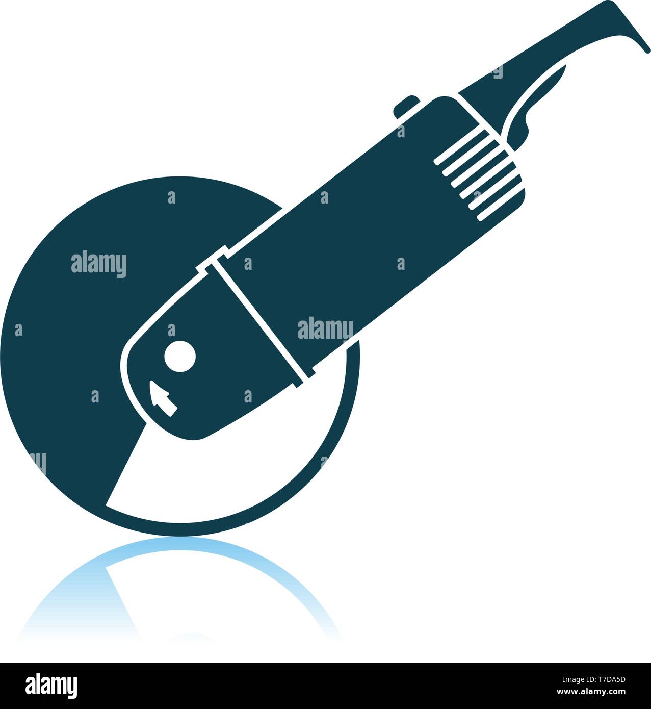 Grinder Icon. Shadow Reflection Design. Vector Illustration Stock ...