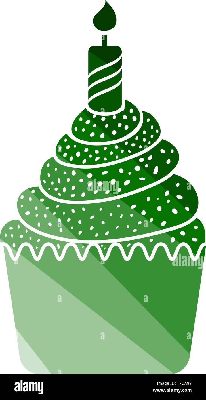 Green Birthday Cake Clip Art