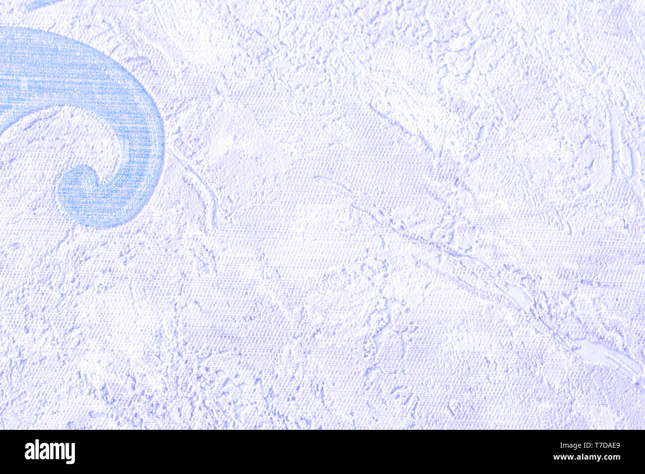 The texture is light blue with ribbed. Saturated sky color, close-up ...