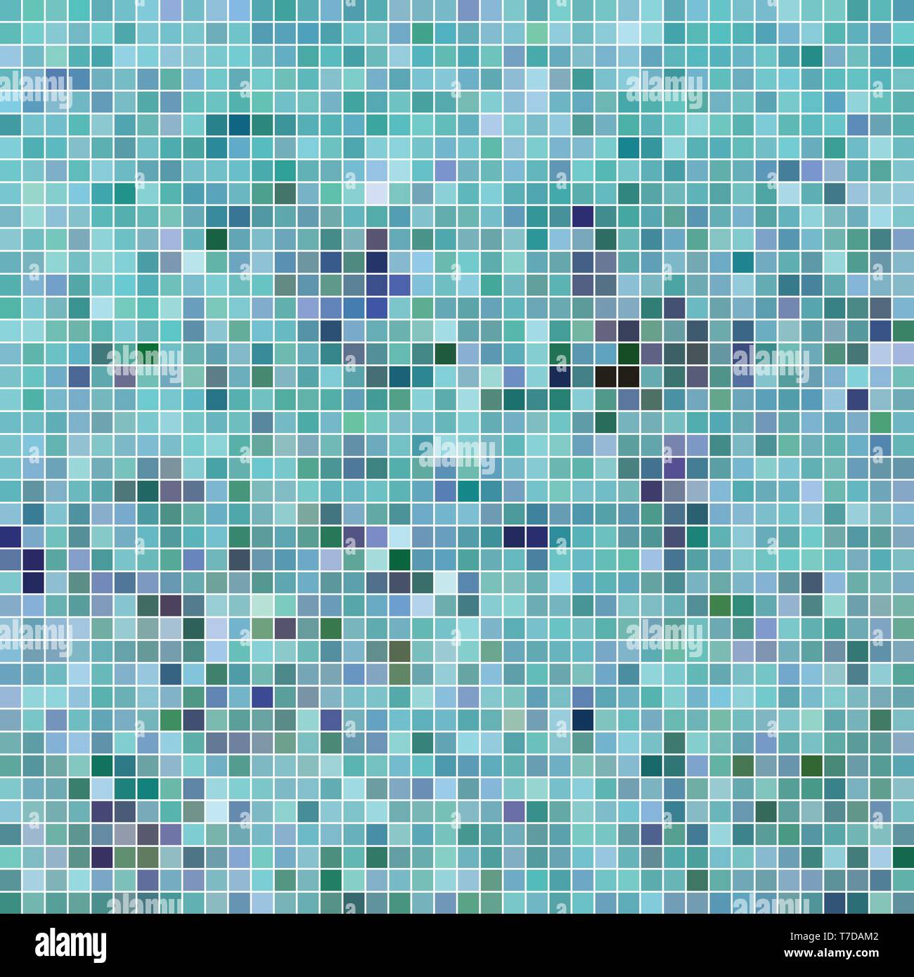 abstract vector square pixel mosaic background - blue Stock Vector ...