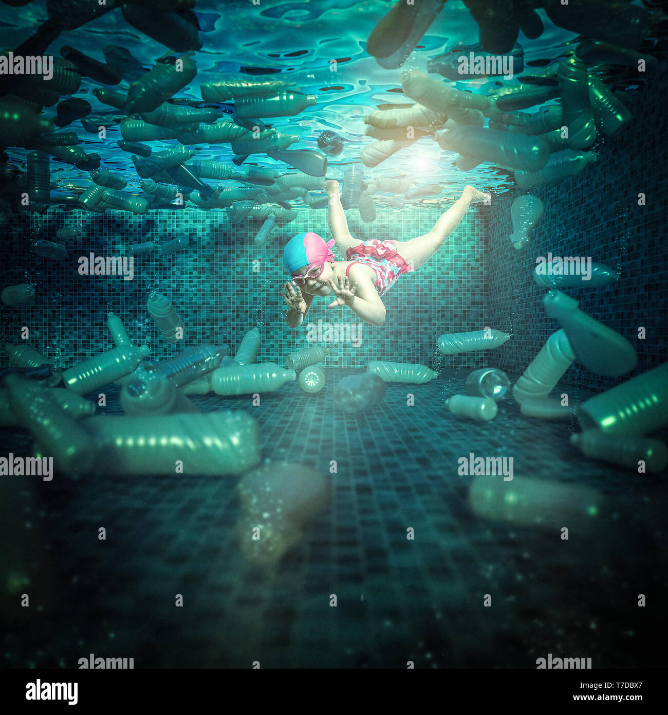 Floating plastic junk hi-res stock photography and images - Alamy