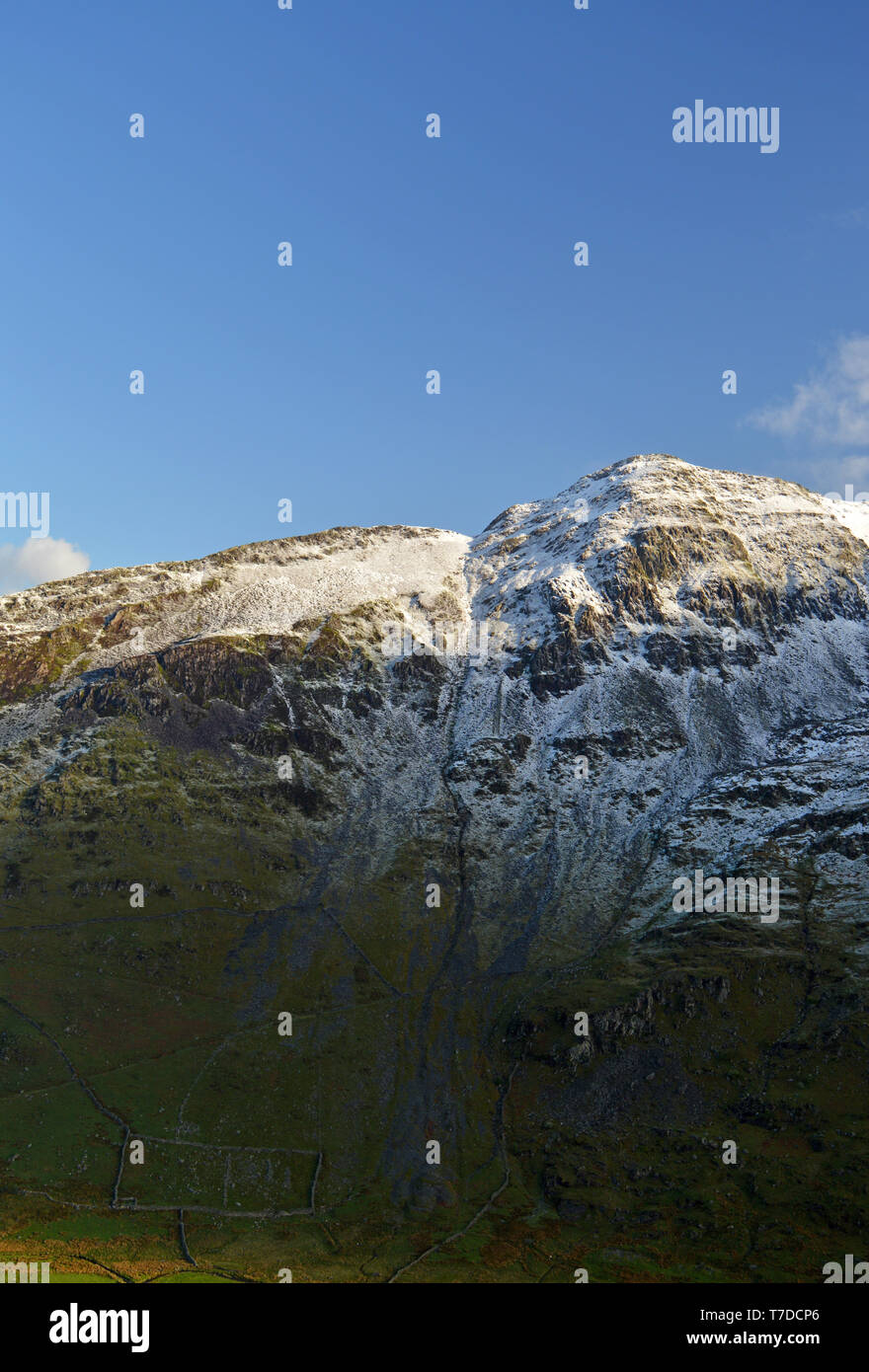 Path to Croesor Slate Quarry and views of Cnicht Stock Photo - Alamy