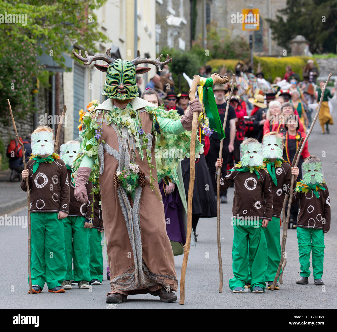 The Green Man Festival 2019, held in the village of Clun inn Shropshire ...