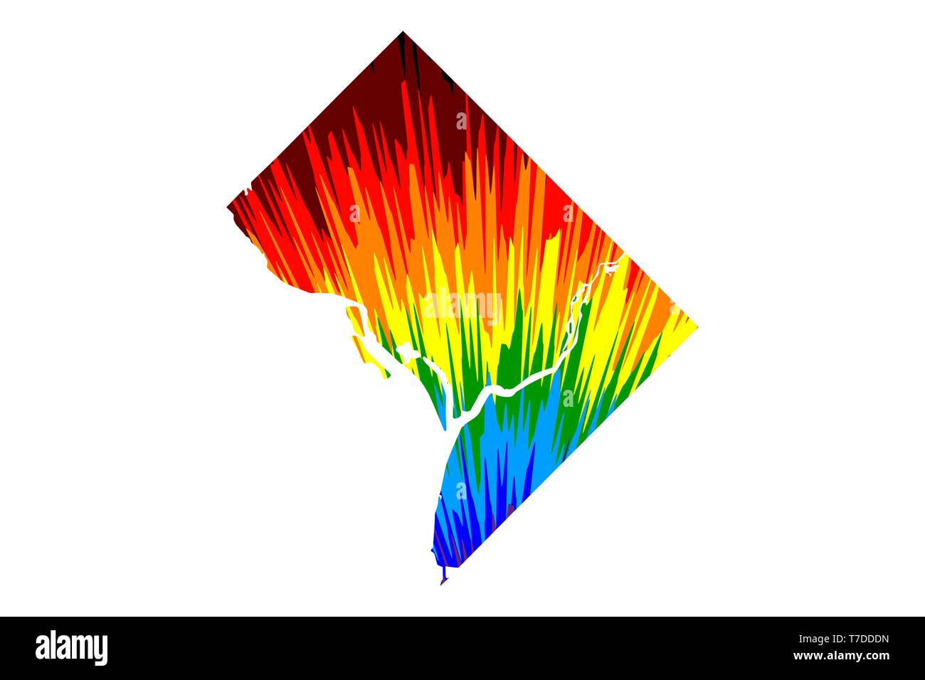 Purple u s map Stock Vector Images - Alamy