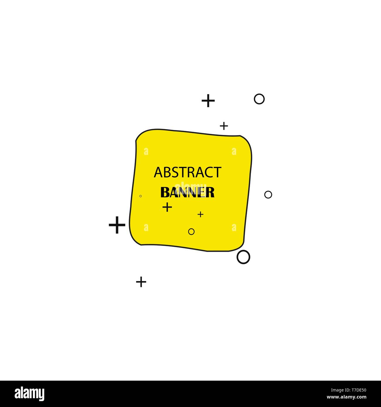 Geometric banners. Promo labels. Vector geometric shapes for ...