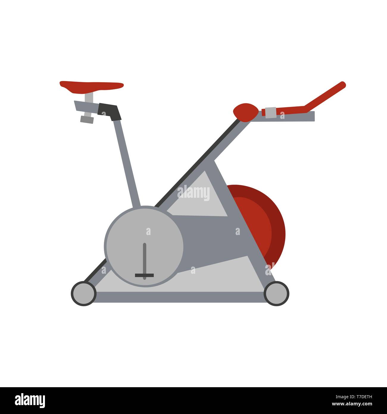 Sport vector gym fitness simulator icon exercise healthy equipment ...