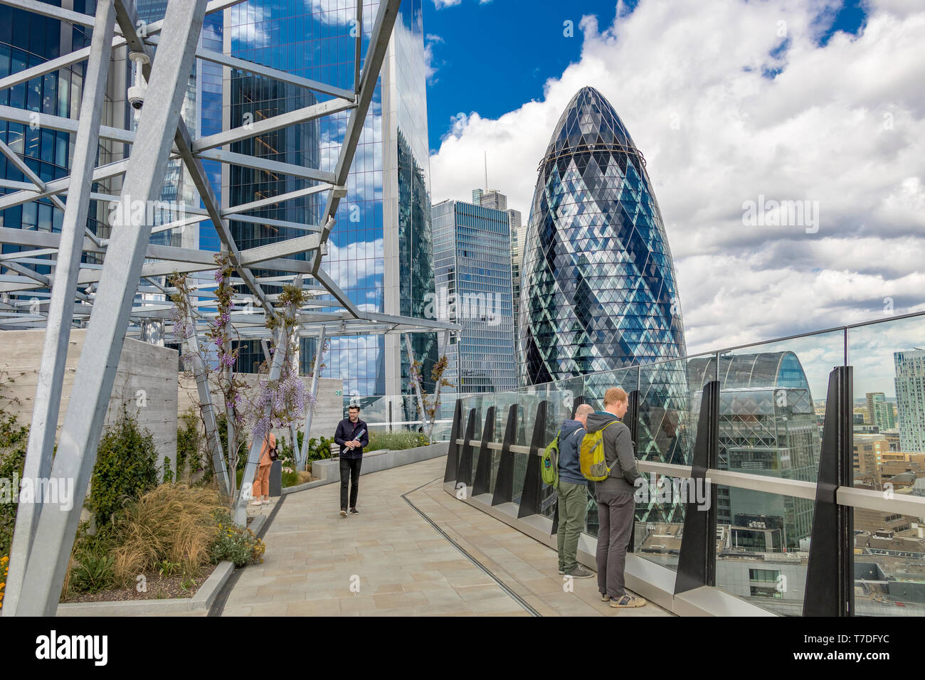 Roof of the gherkin hi-res stock photography and images - Alamy