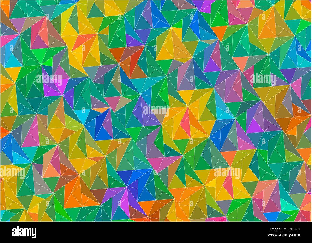 Rainbow geometric Stock Vector Images - Alamy