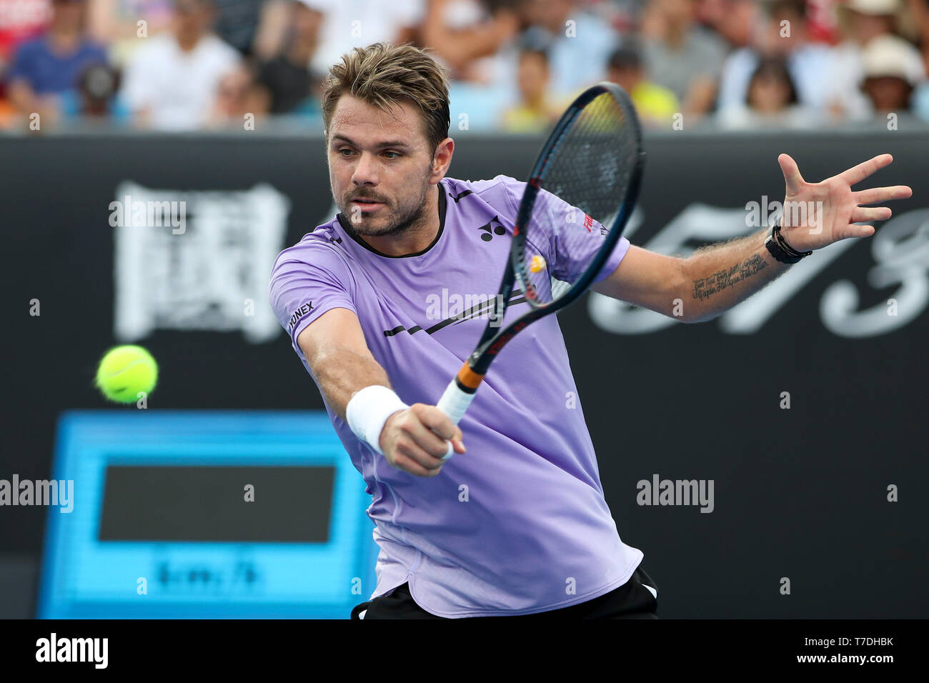 Stan wawrinka racket and ball hi-res stock photography and images - Alamy