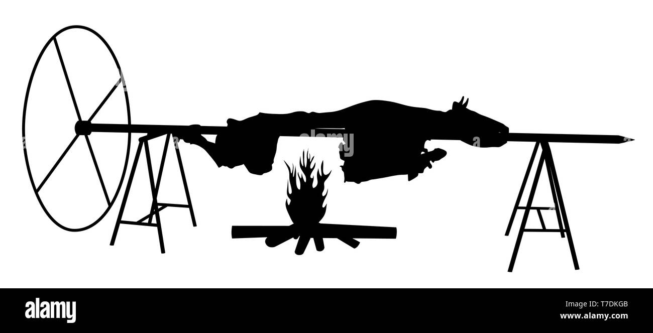 Spit roasting hi-res stock photography and images - Alamy