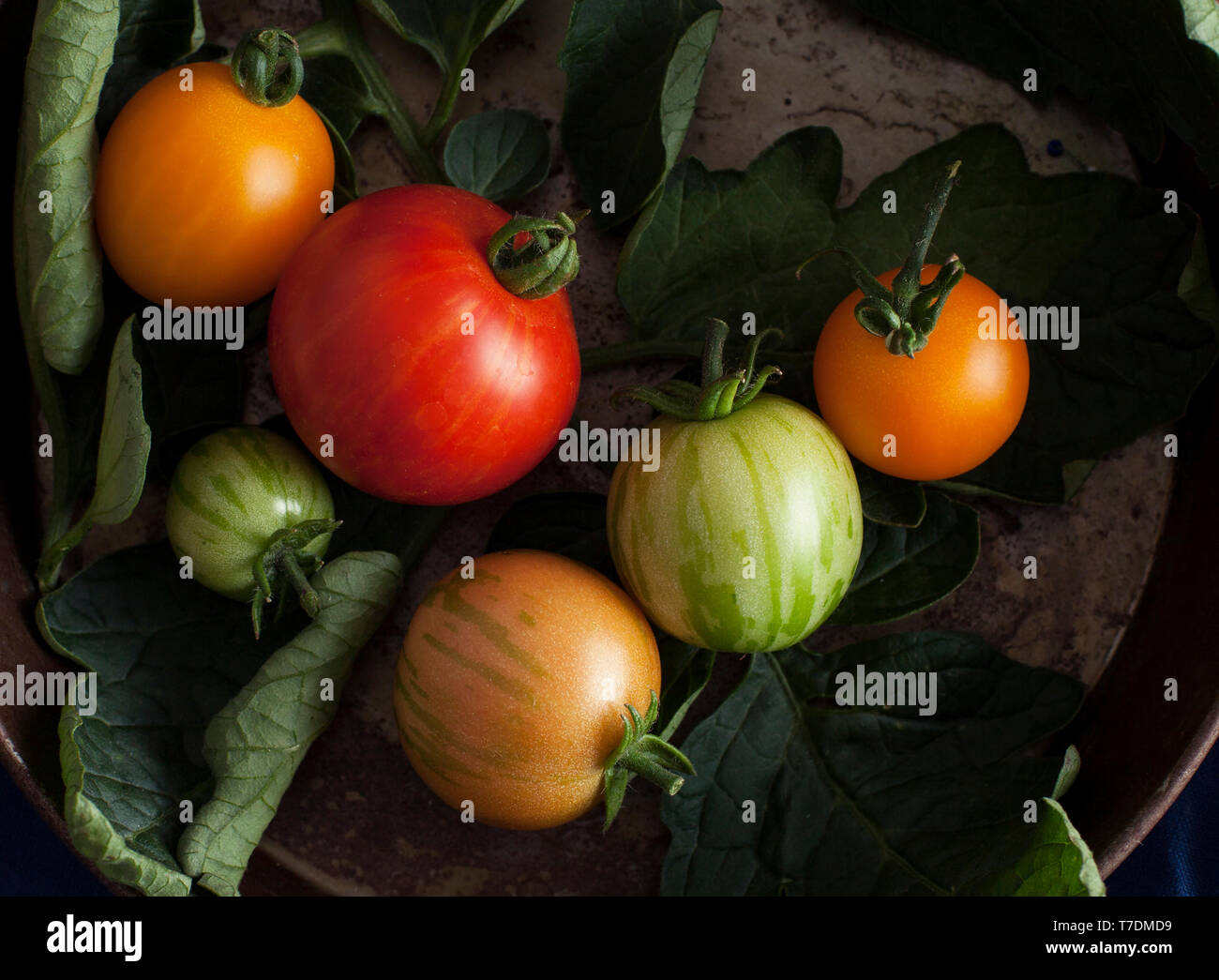 Mixture red yellow tomatoes hi-res stock photography and images - Alamy
