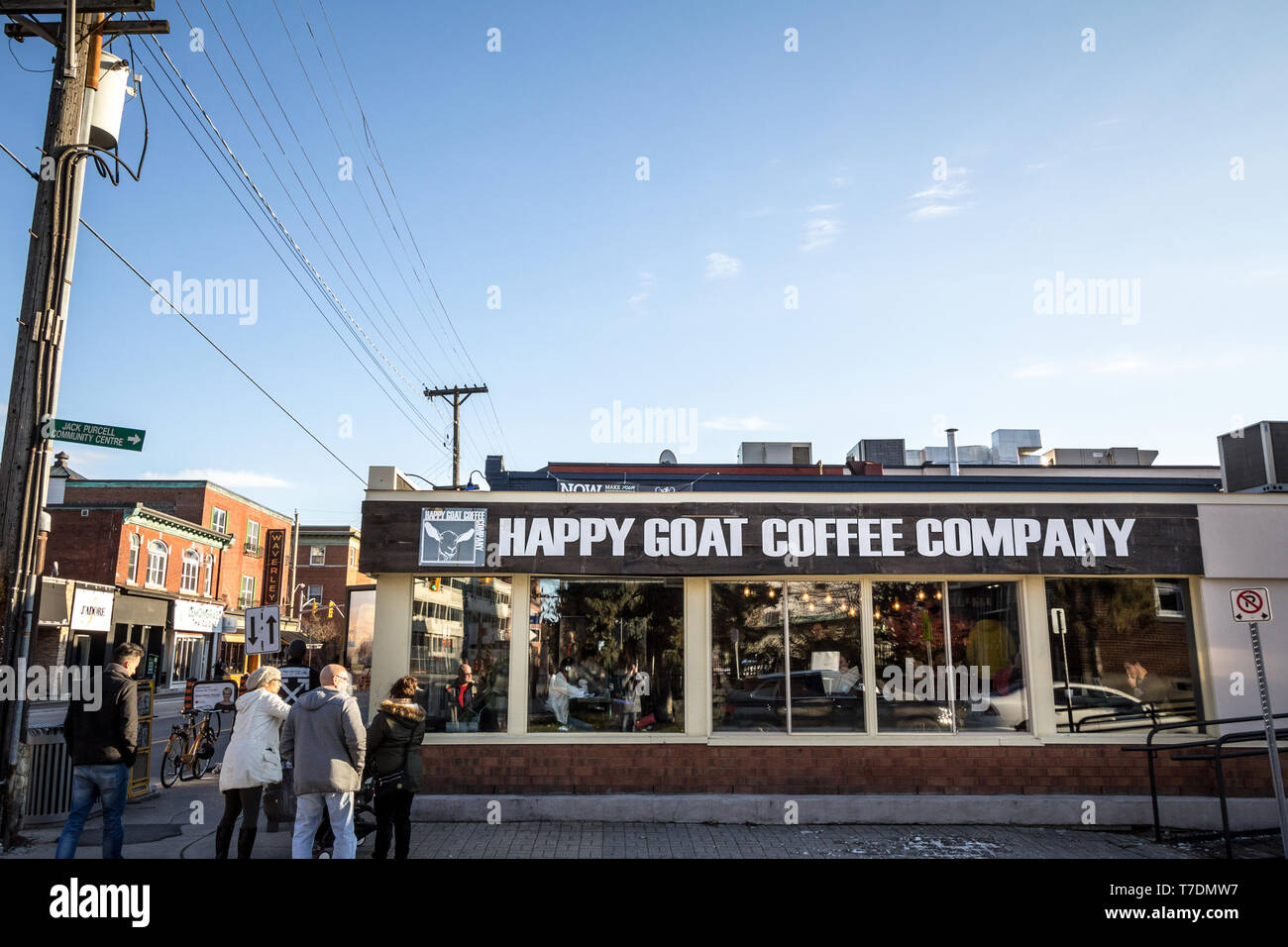 Happy goat coffee company hi-res stock photography and images - Alamy