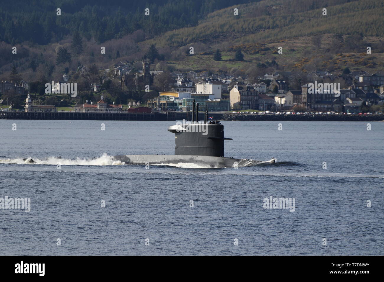 HNLMS Zeeleeuw (S803), a Walrus-class submarine operated by the Royal ...