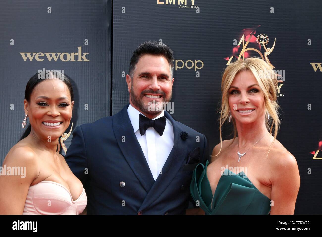 Pasadena, CA. 5th May, 2019. Robin GIvens, Don Diamont, Cindy Ambuehl ...