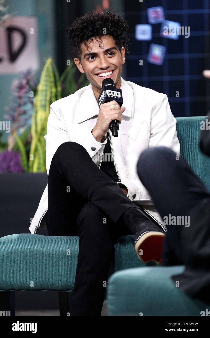 New York, USA. 6 May, 2019. Mena Massoud at the BUILD Series with Mena ...