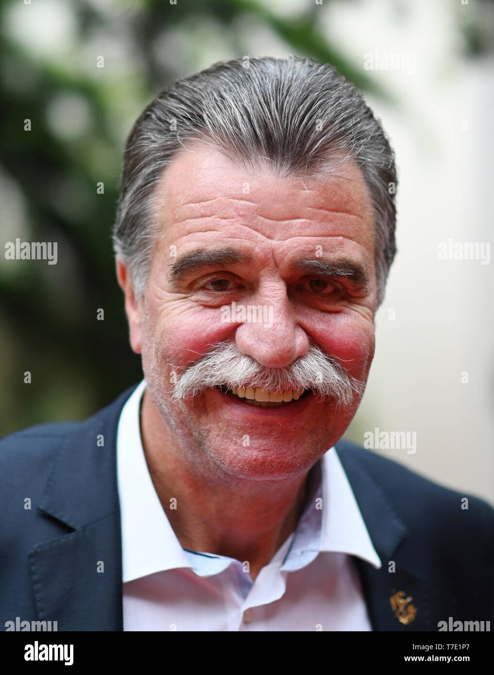 Rust, Germany. 06th May, 2019. Former handball trainer Heiner Brand is ...