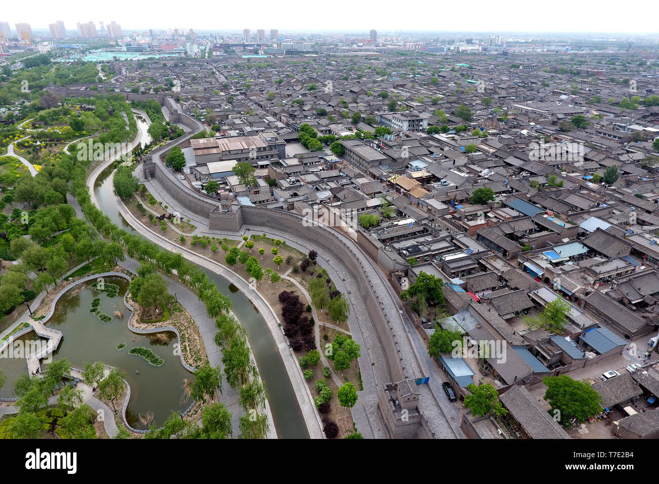 Pingyao aerial hi-res stock photography and images - Alamy