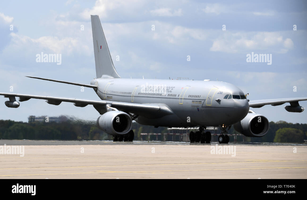 Berlin, Germany. 07th May, 2019. The aircraft of the Royal Air Force ...