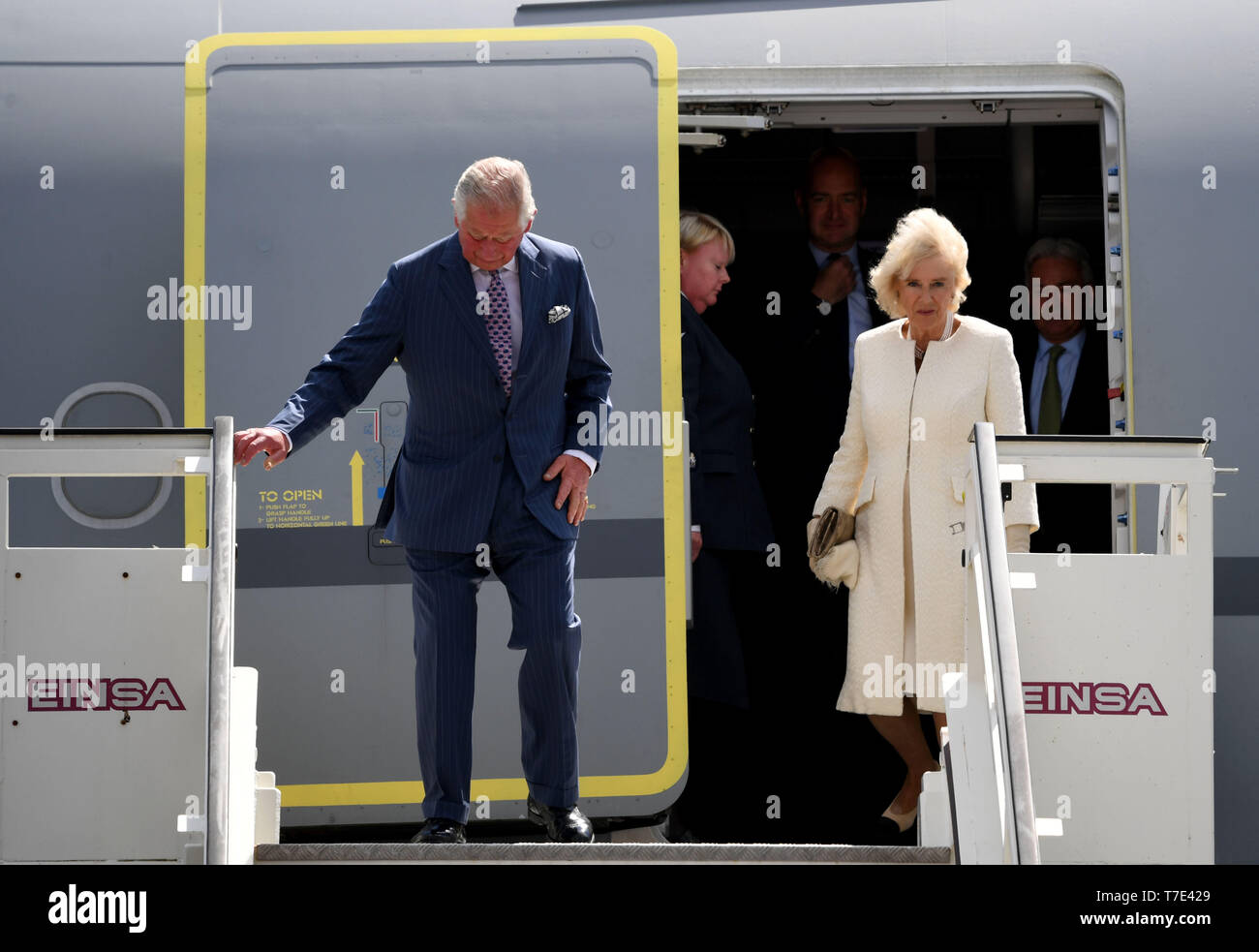 Berlin, Germany. 07th May, 2019. British Prince Charles and his wife ...
