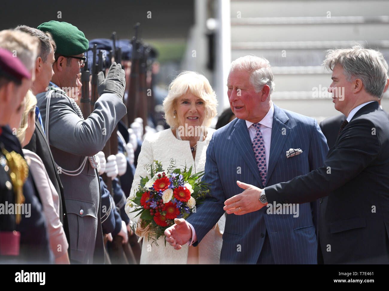 Berlin, Germany. 07th May, 2019. The British Prince Charles (2nd from ...