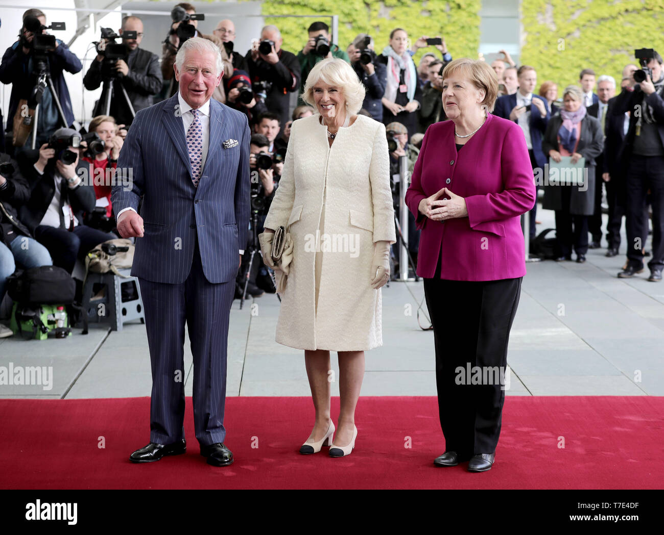 Berlin, Germany. 07th May, 2019. British Prince Charles and his wife ...