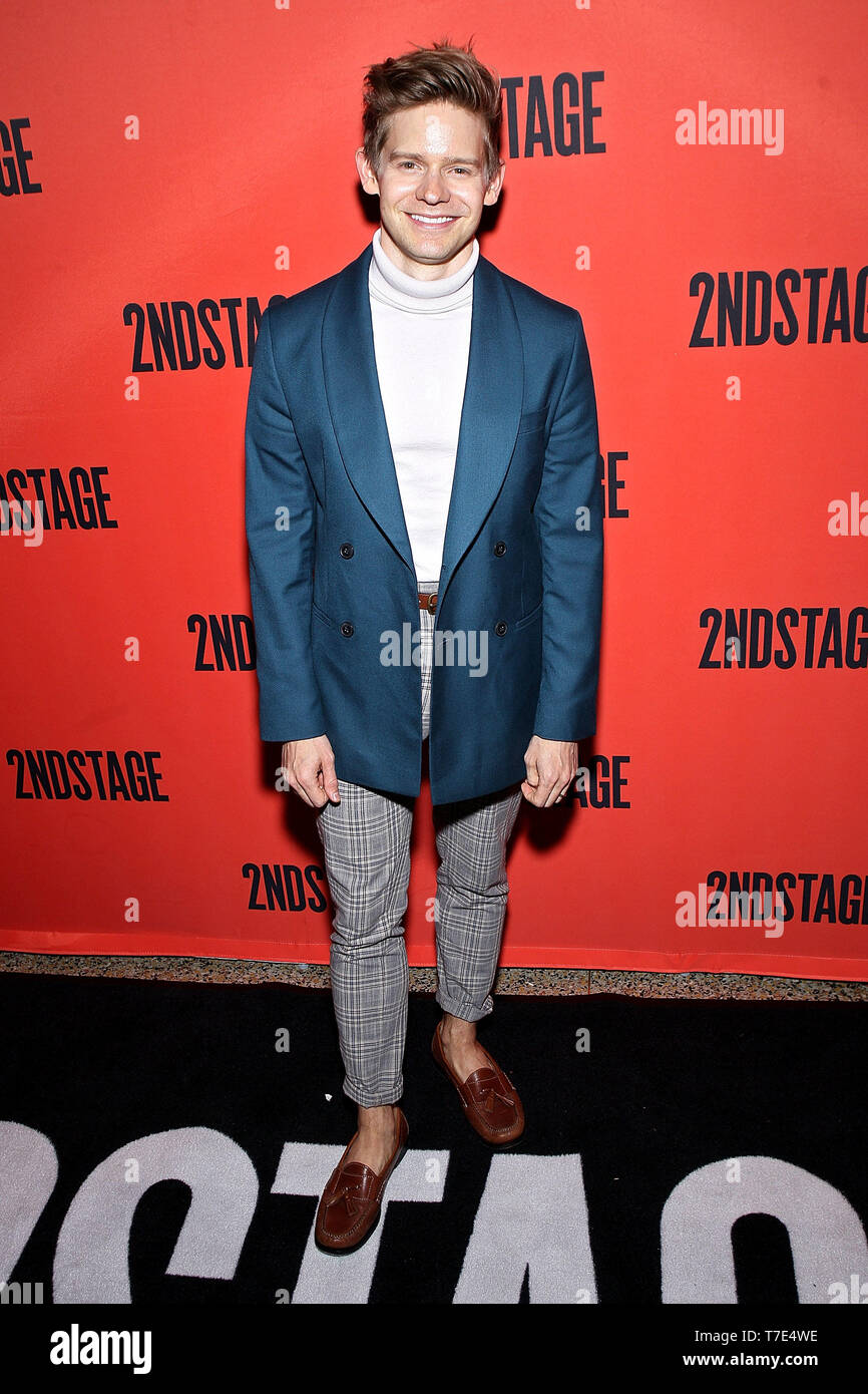 New York, USA. 6 May, 2019. Andrew Keenan-Bolger at the Second Stage ...