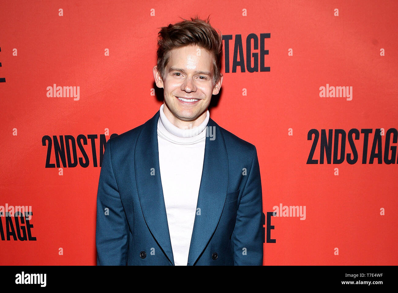 New York, USA. 6 May, 2019. Andrew Keenan-Bolger at the Second Stage ...