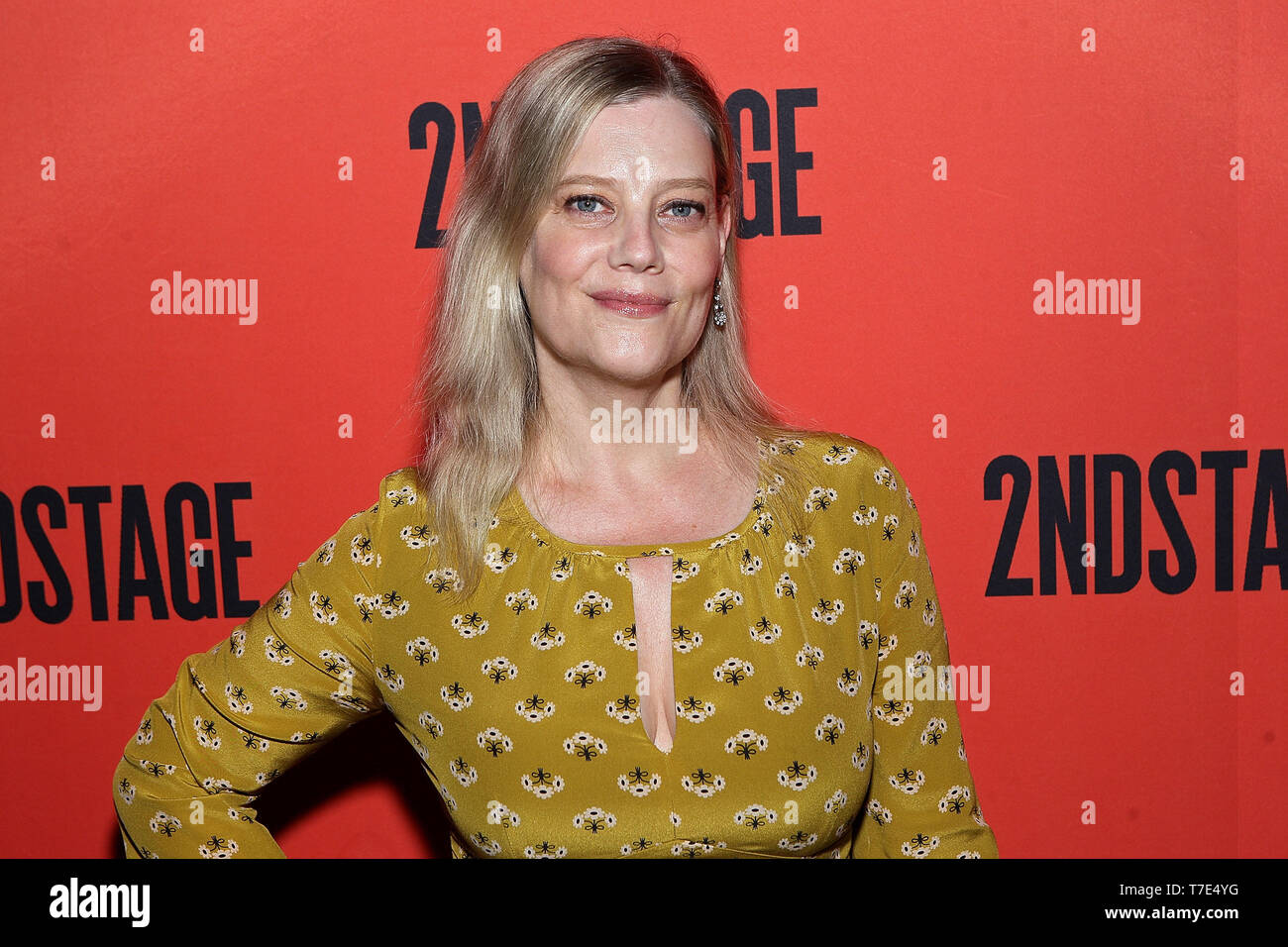 New York, USA. 6 May, 2019. Kellie Overbey at the Second Stage 40th ...