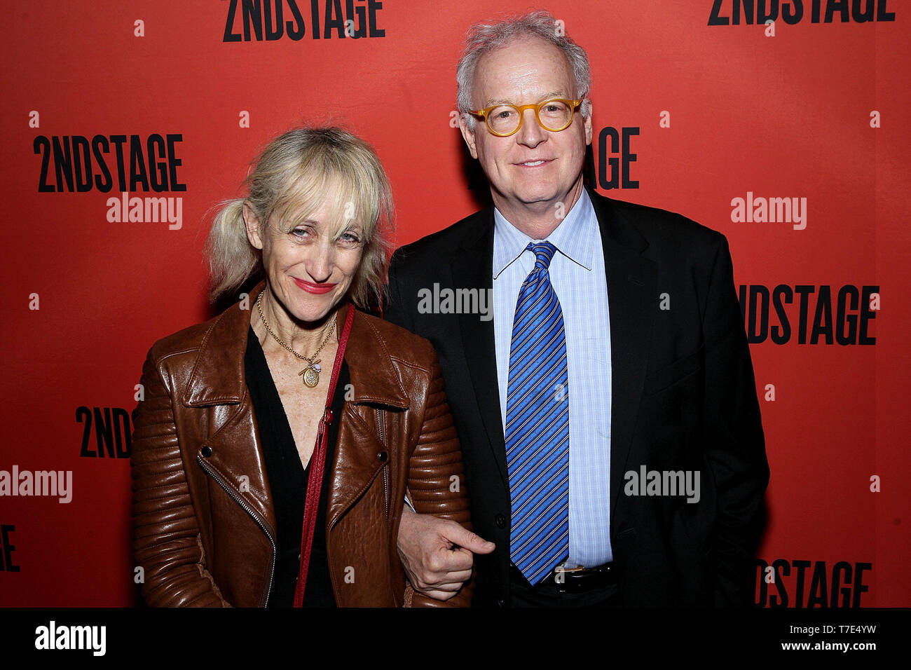 New York, USA. 6 May, 2019. Constance Shulman, Reed Birney at the ...
