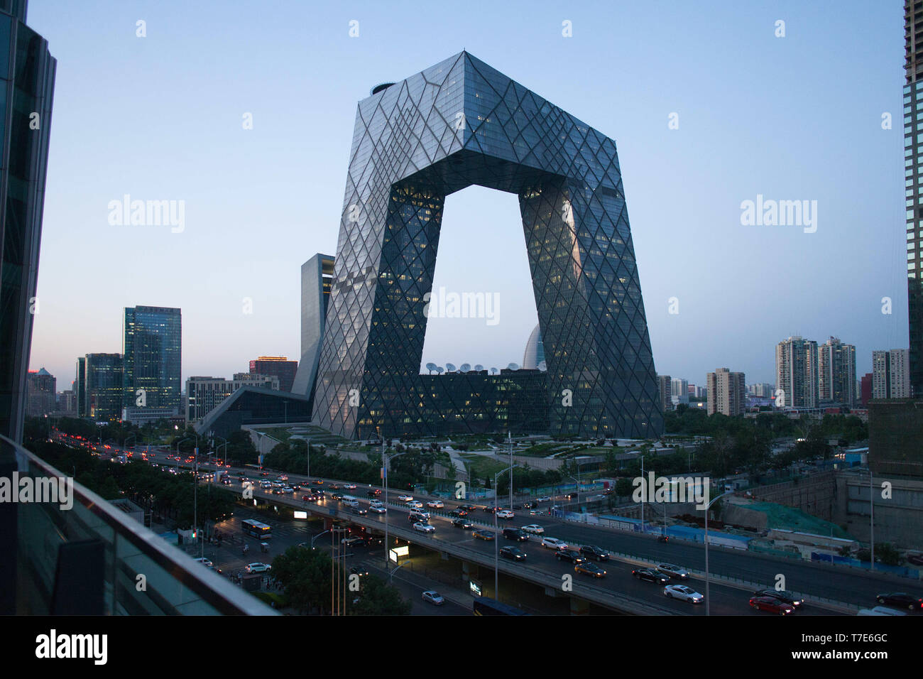 Beijing, China. 31st May, 2018. The CCTV Headquarters seen in Beijing ...