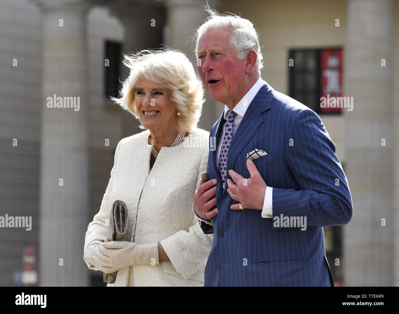 Berlin, Germany. 07th May, 2019. British Prince Charles and his wife ...