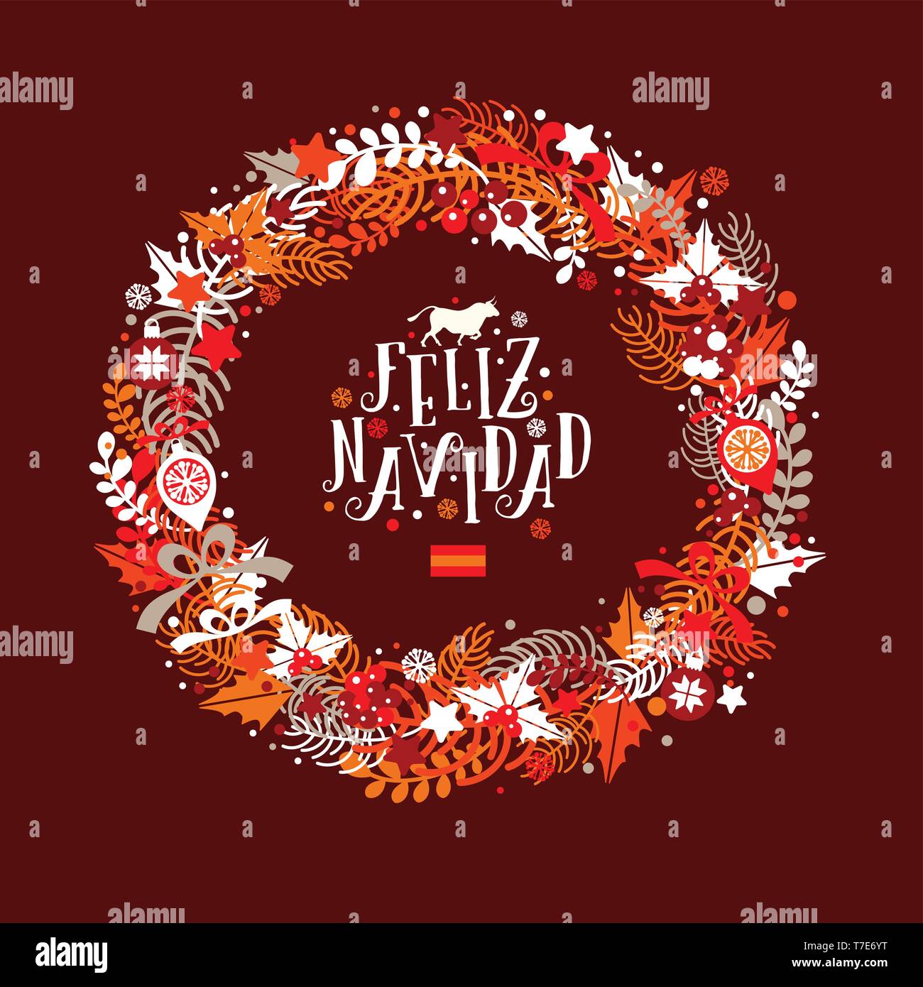 Spanish christmas festival Stock Vector Images - Alamy