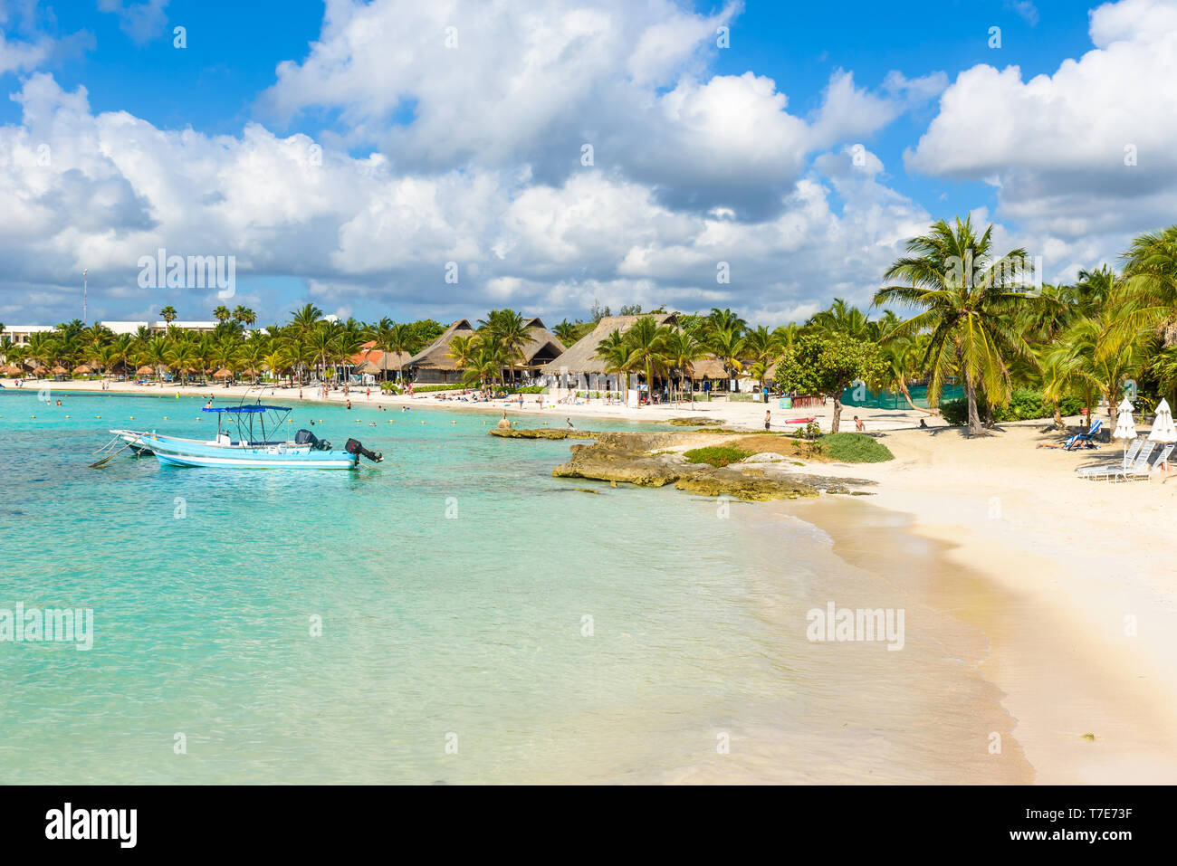 Akumal - paradise bay with beautiful white beach, close to Cancun ...