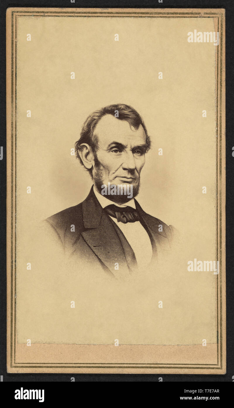 Abraham lincoln portrait photograph hi-res stock photography and images ...