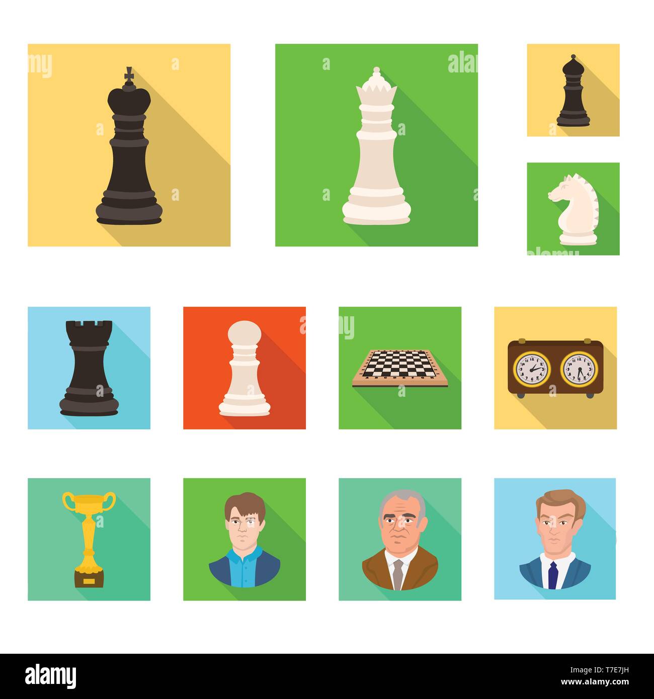 Vector design of checkmate and thin sign. Set of checkmate and target ...