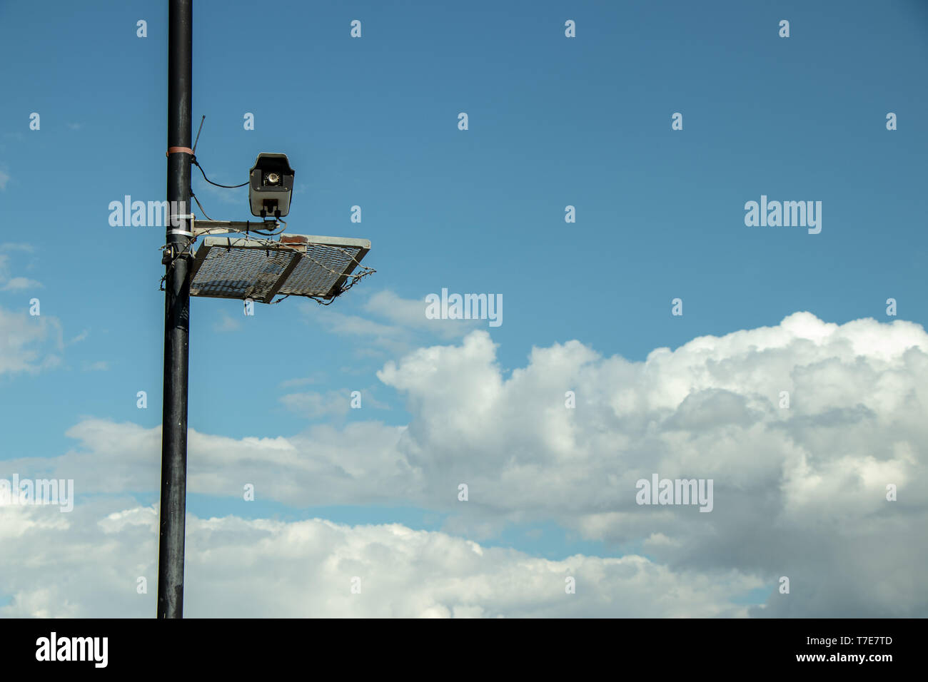 Security camera on light pole hi-res stock photography and images - Alamy