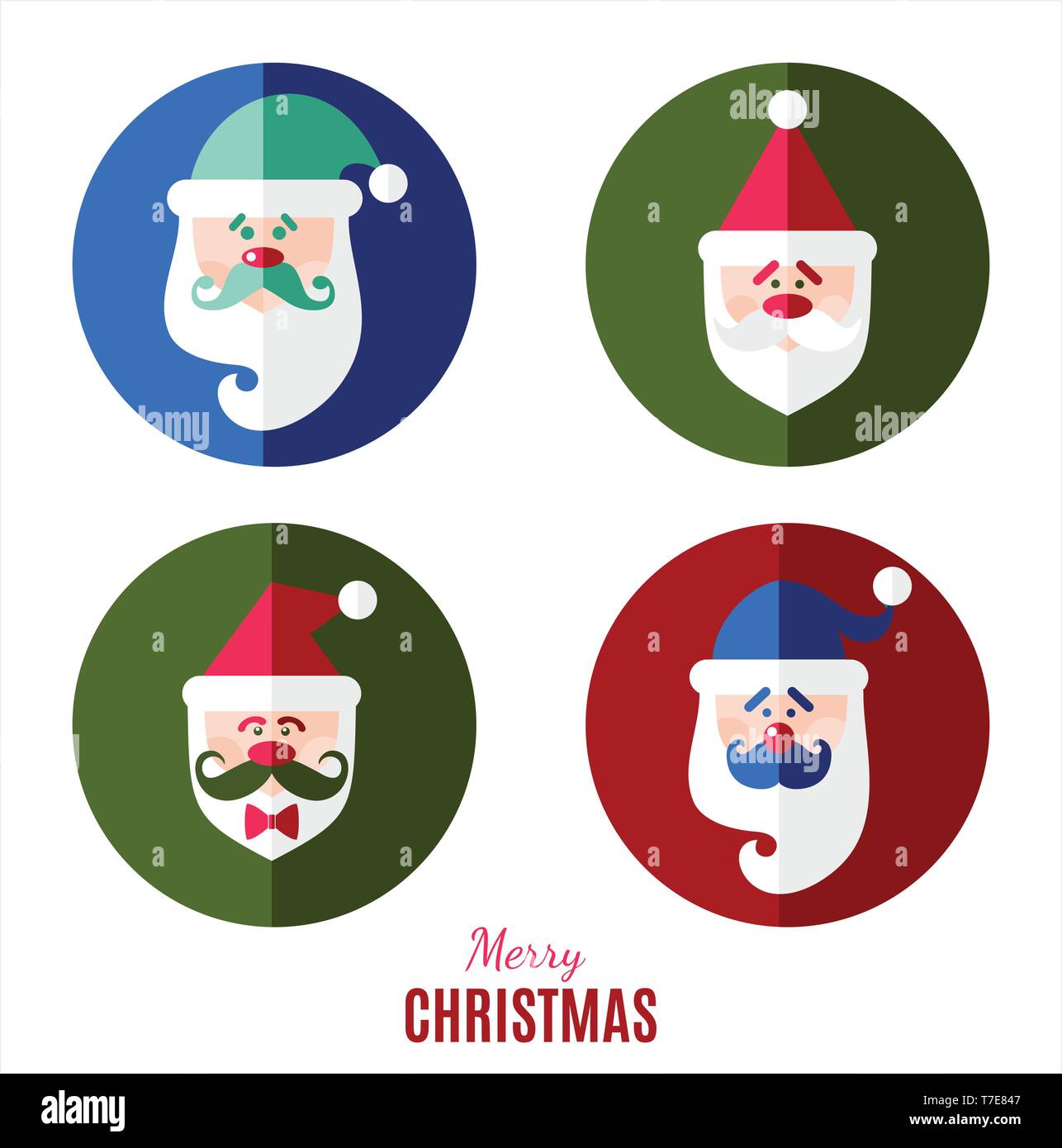 Christmas design icons set. Vector background Stock Vector Image & Art ...