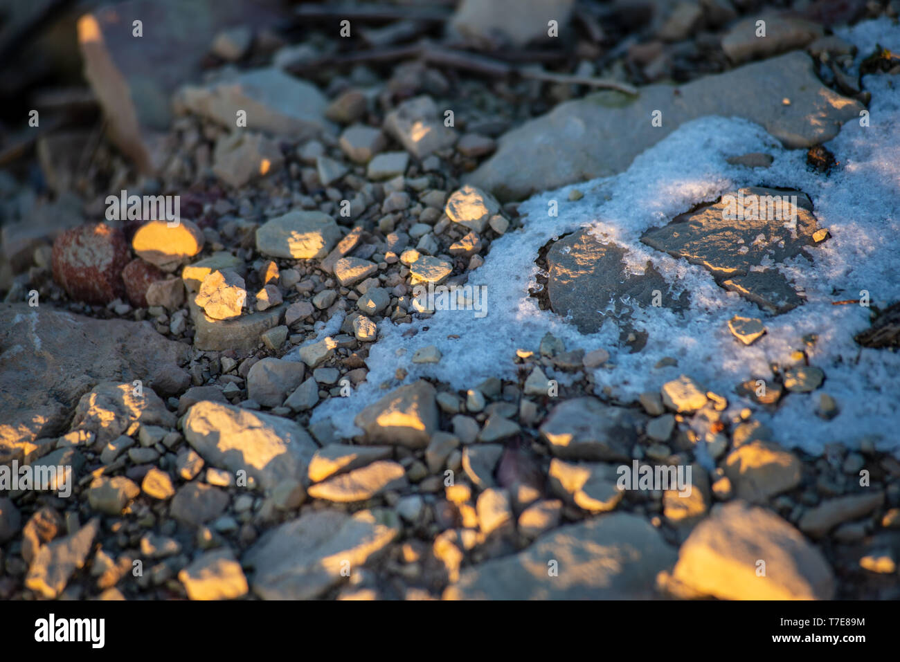 frozen ground texture in winter countryside. cloudy day Stock Photo - Alamy