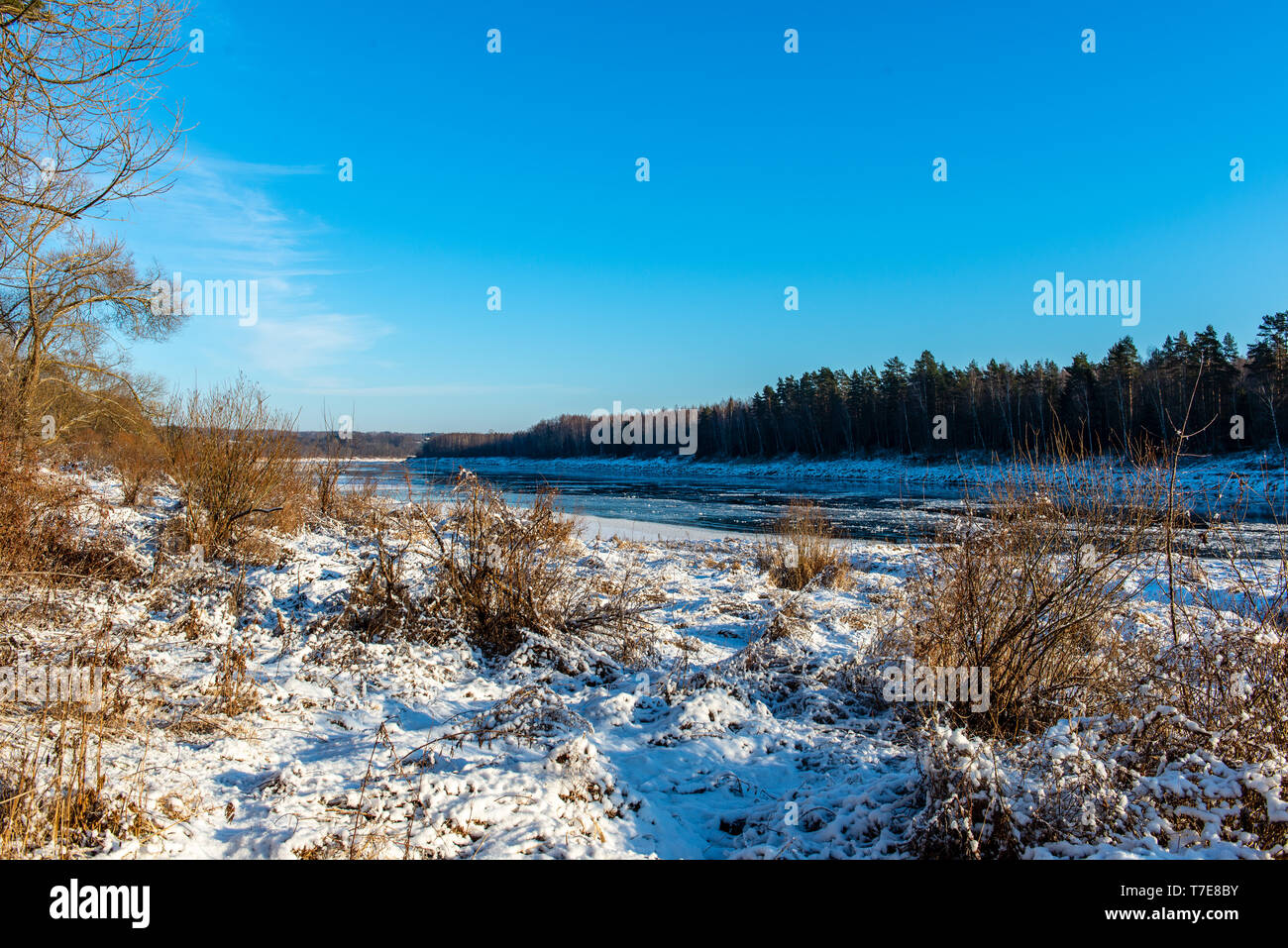 frozen ground texture in winter countryside. cloudy day Stock Photo - Alamy