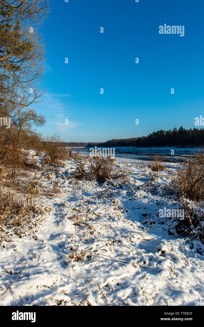 frozen ground texture in winter countryside. cloudy day Stock Photo - Alamy