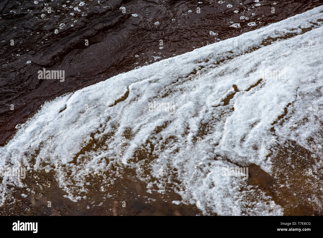 frozen ground texture in winter countryside. cloudy day Stock Photo - Alamy