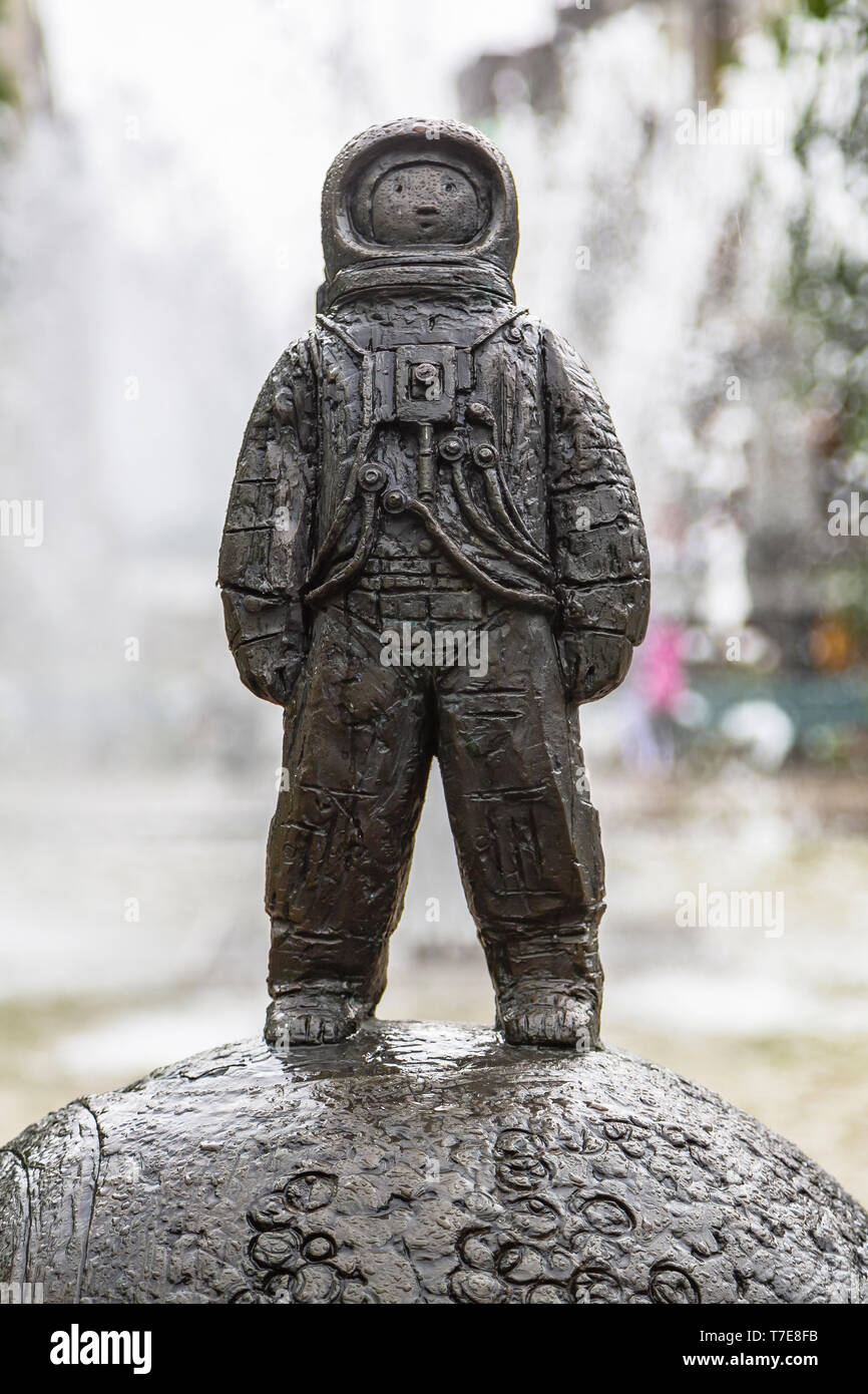 Astronaut On Church