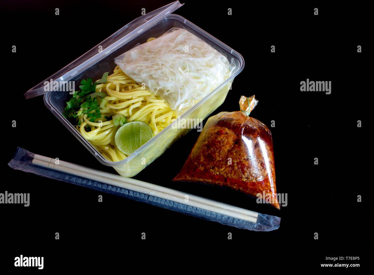 Plastic container for spaghetti hi-res stock photography and images - Alamy