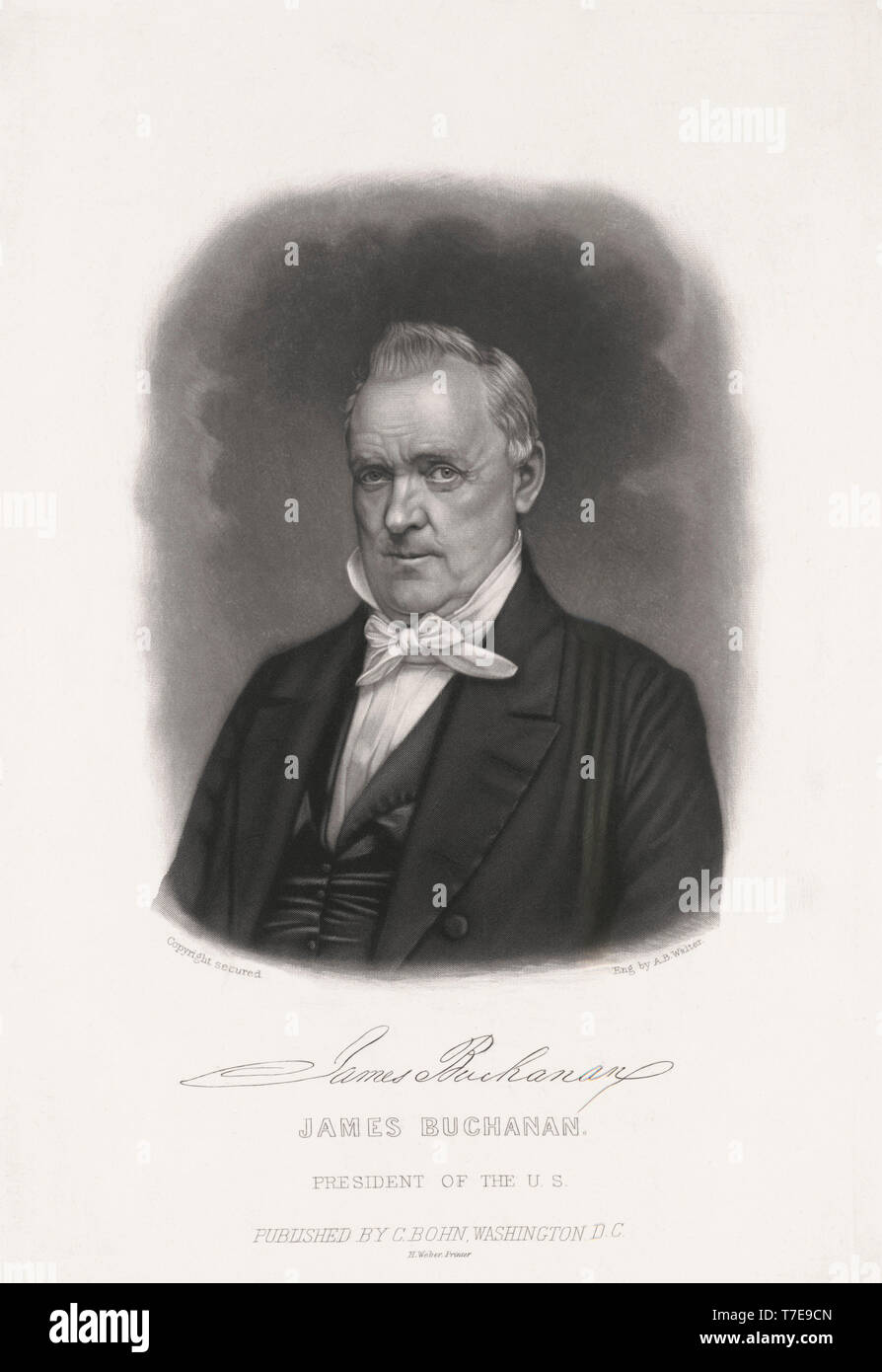 James buchanan president hi-res stock photography and images - Alamy