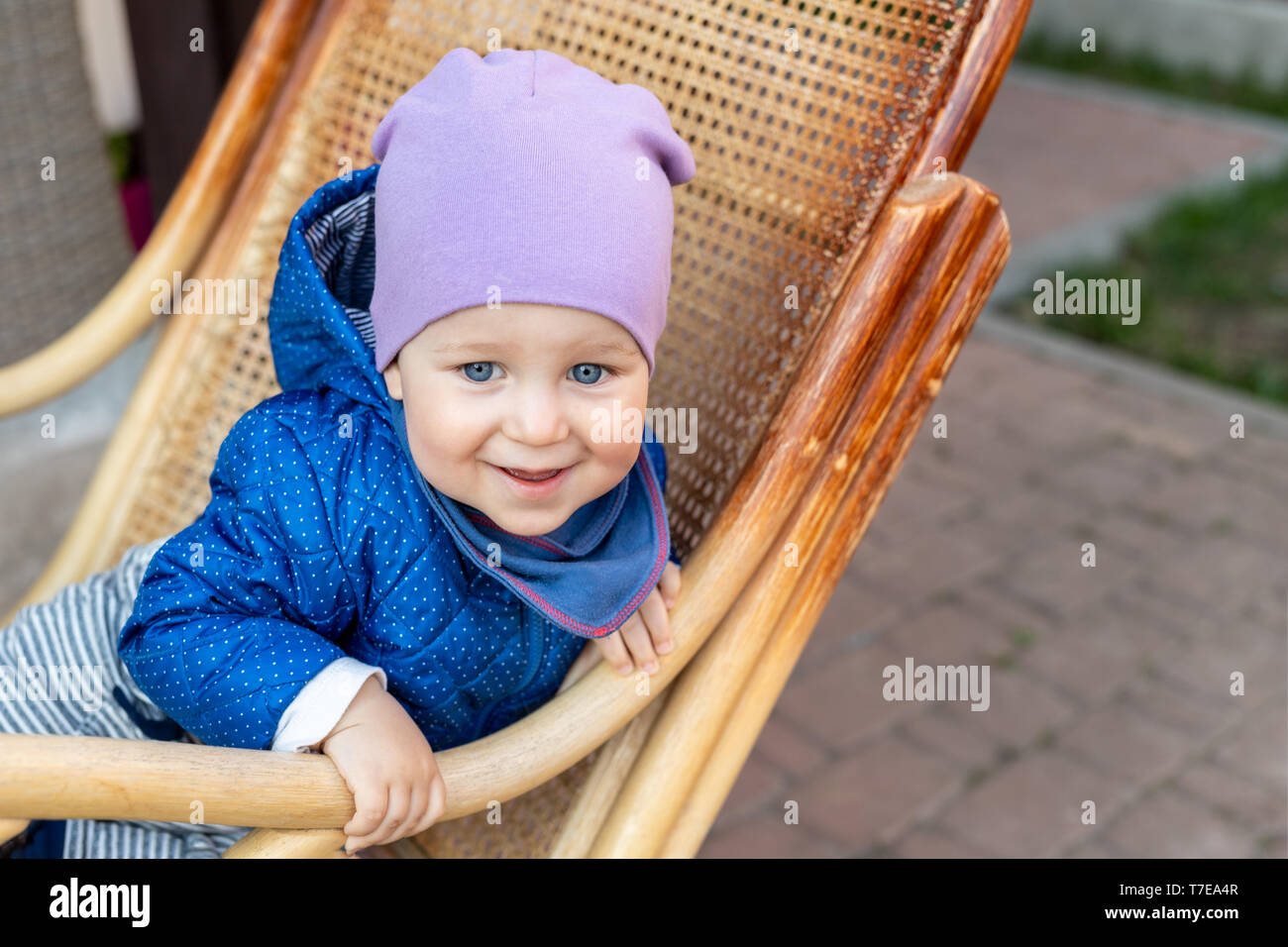 Baby rocker chair hi-res stock photography and images - Alamy