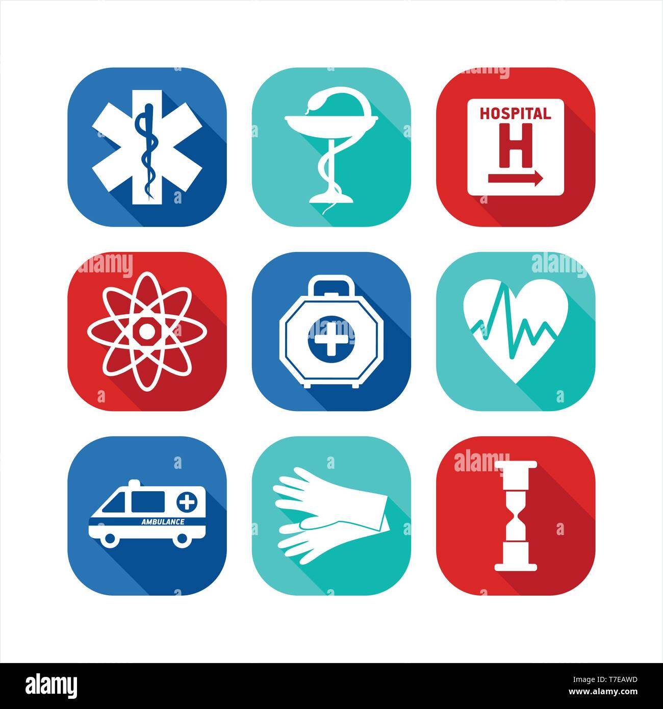 Medical icon set Stock Vector Image & Art - Alamy