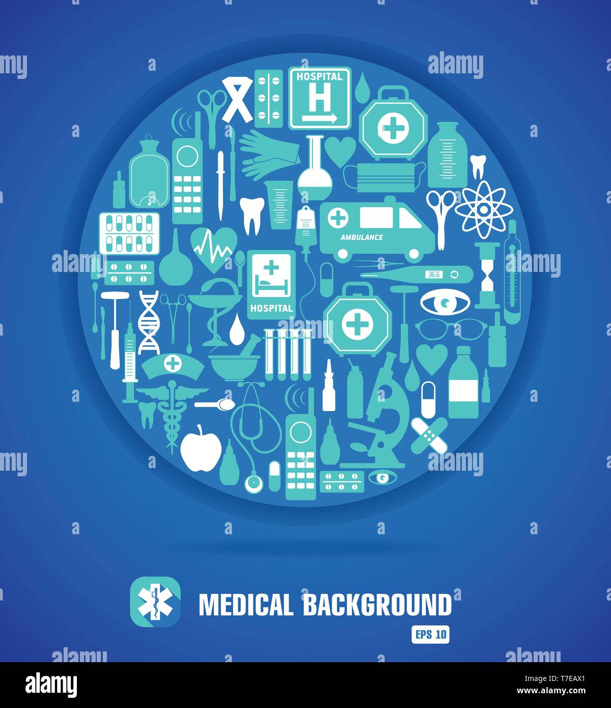 Medical icon set Stock Vector Image & Art - Alamy