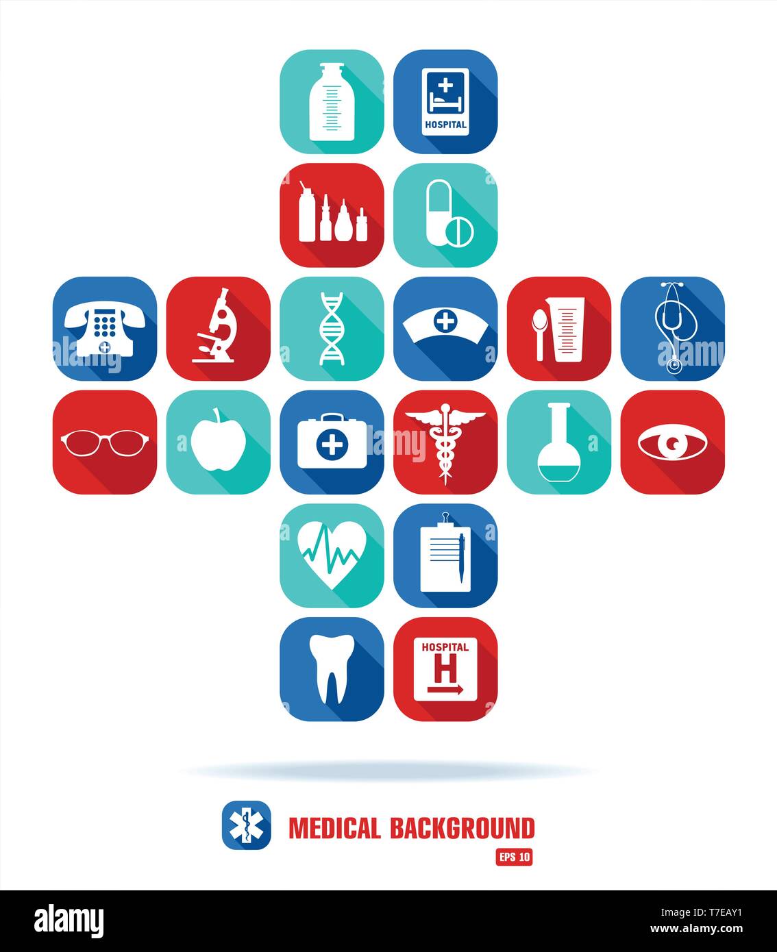 Medical icon set Stock Vector Image & Art - Alamy