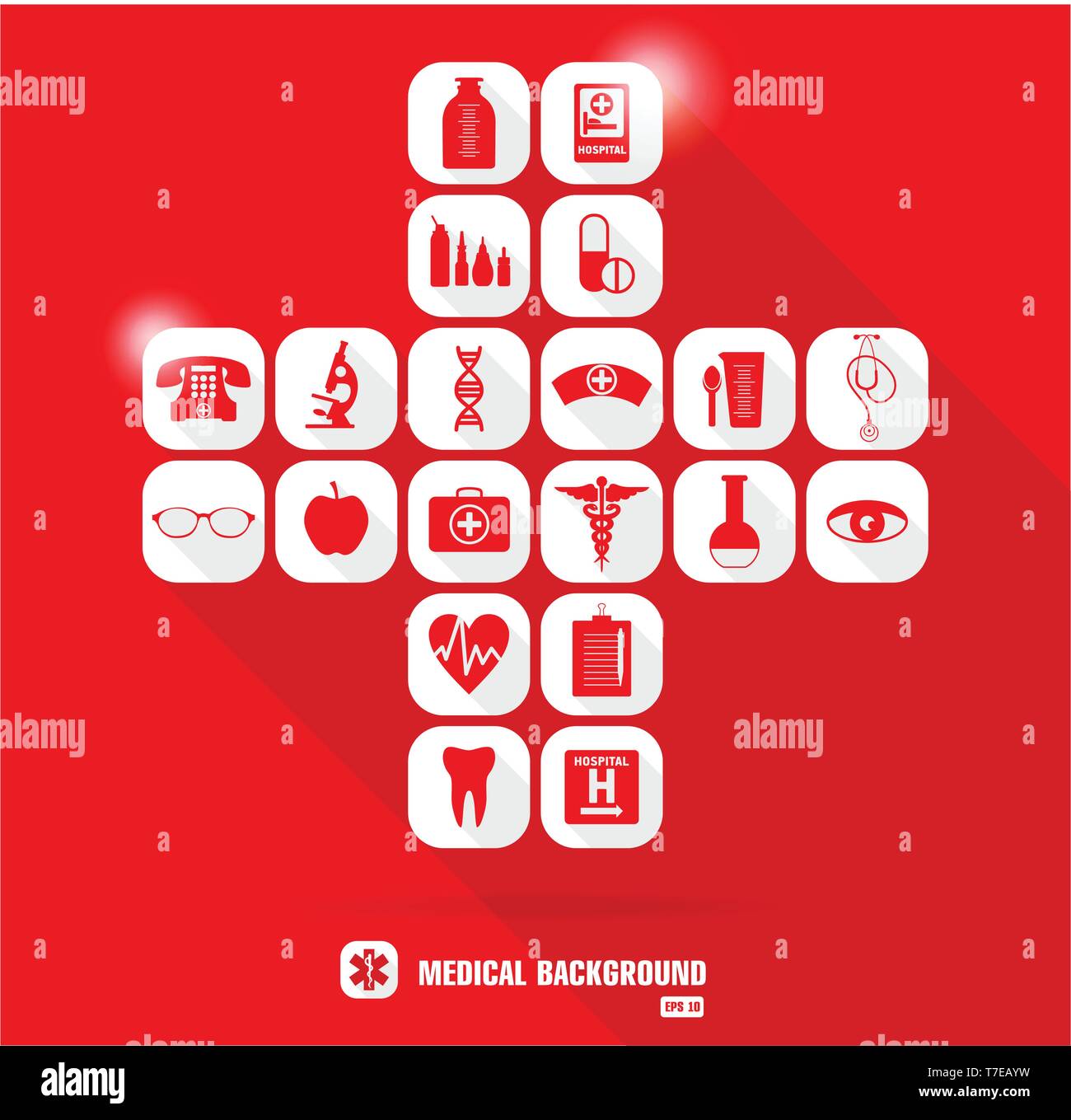 Medical icon set Stock Vector Image & Art - Alamy