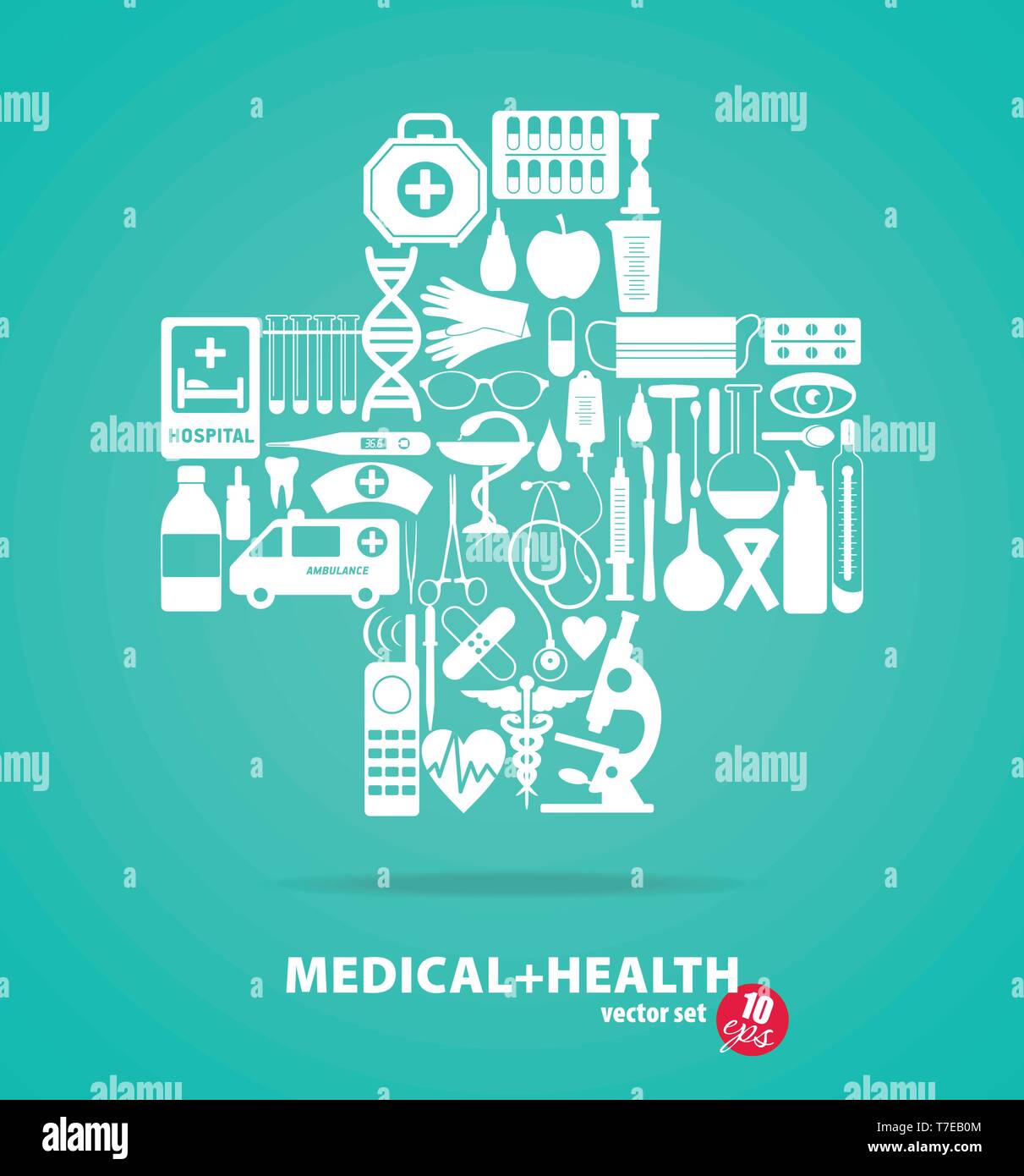 Medical set. Cross illustration Stock Vector Image & Art - Alamy